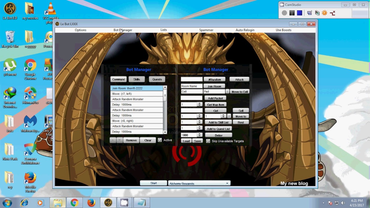 AQW Monster Hunter Rep BOt fast - YouTube