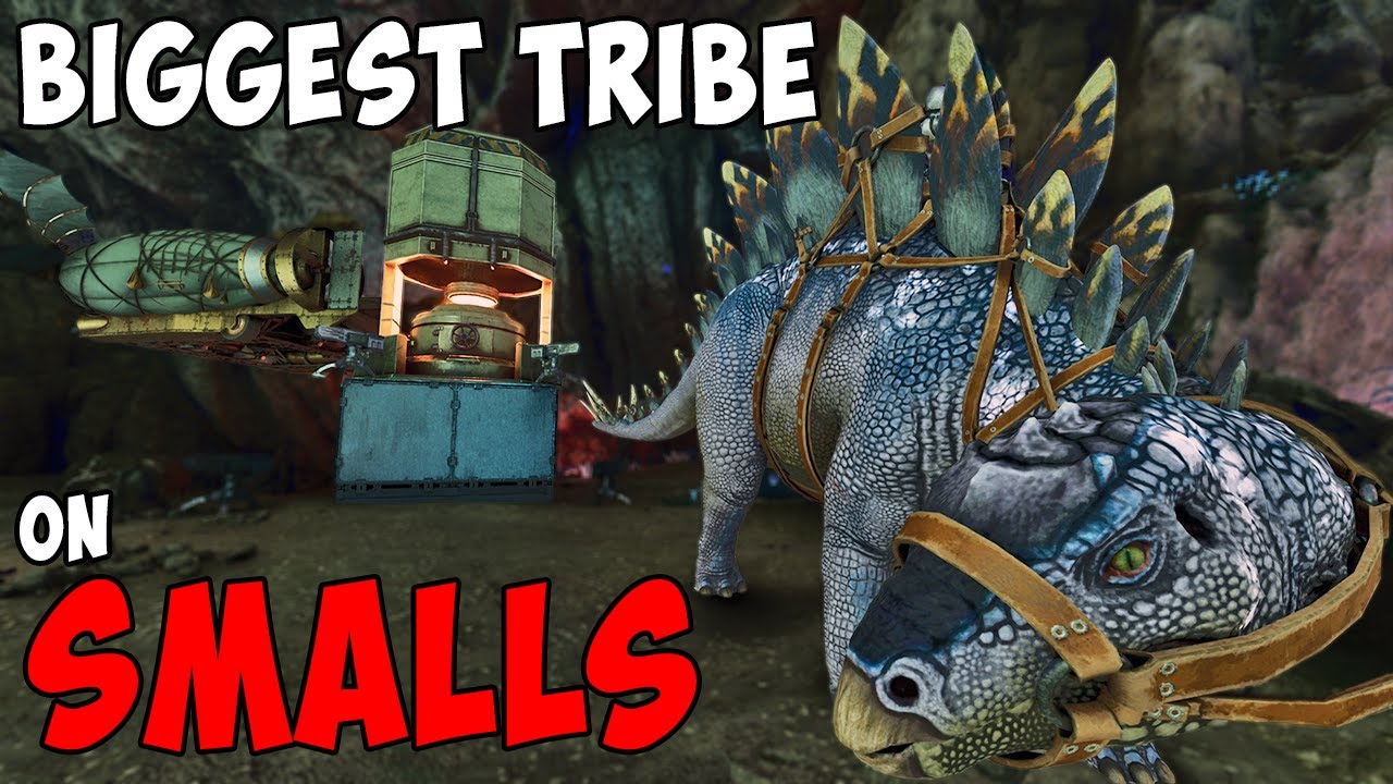 How We Raided The BIGGEST Tribe On SMALL TRIBES - Ark Aberration - YouTube