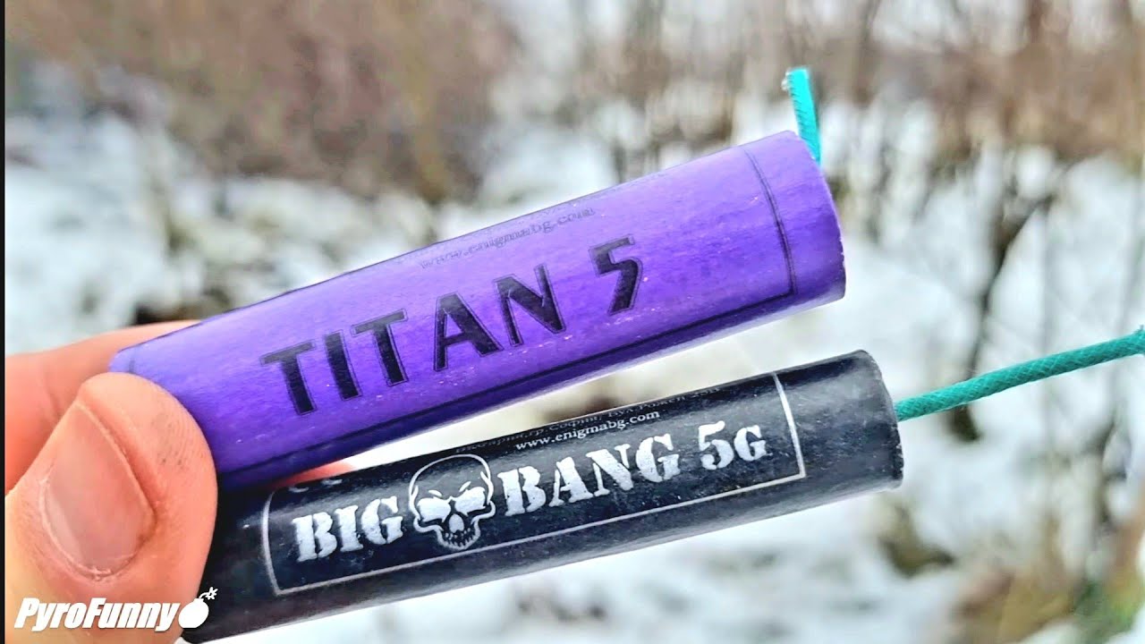 💥BIG BANG 5g vs TITAN 5‼️Comparație Petarde 2023 - Vuurwerk Compilation ...