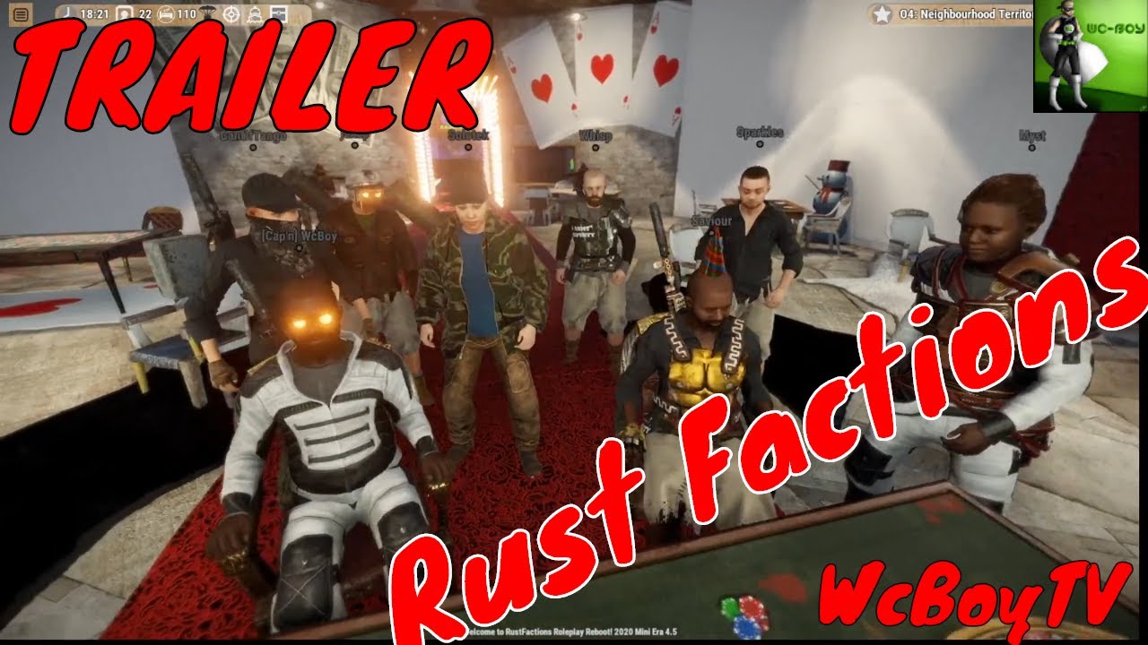 RUST ★ Rust-Faction RP ★ Server TRAILER / Infos ★ WcBoyTV feat. Solotek ...