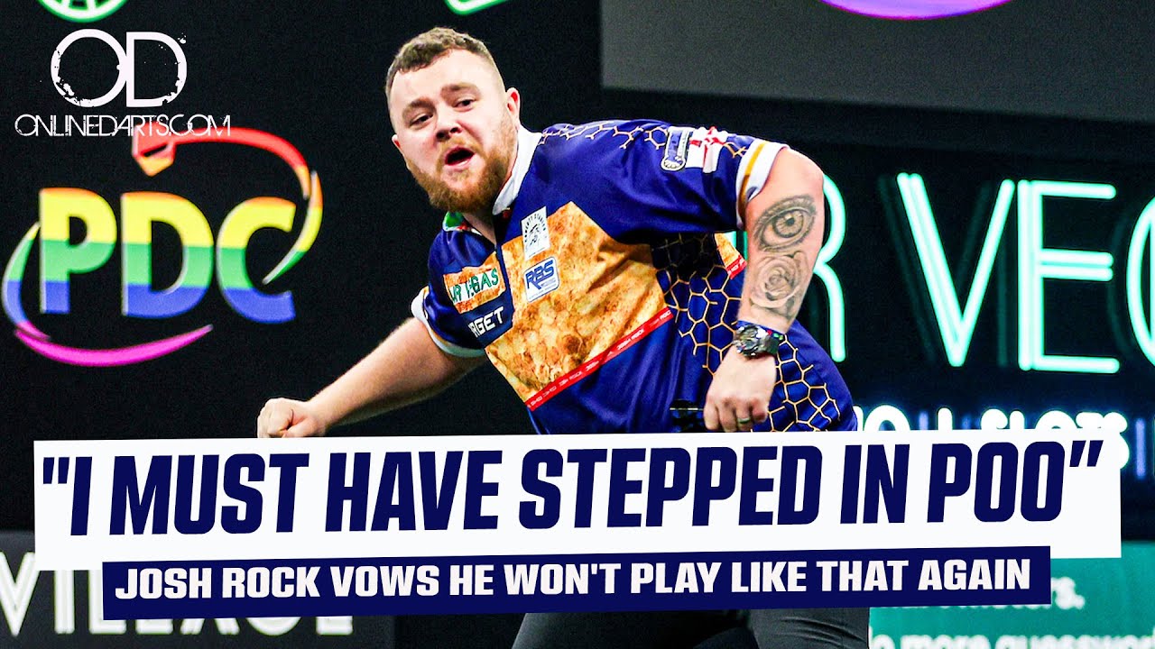 "I MUST HAVE STEPPED IN POO" JOSH ROCK VOWS HE WON'T PLAY LIKE THAT ...