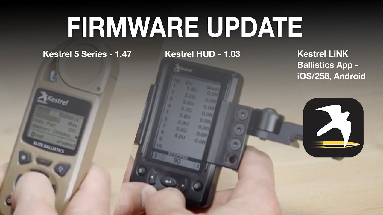 Kestrel Firmware Updates (Kestrel 5 Series & Kestrel HUD) - YouTube