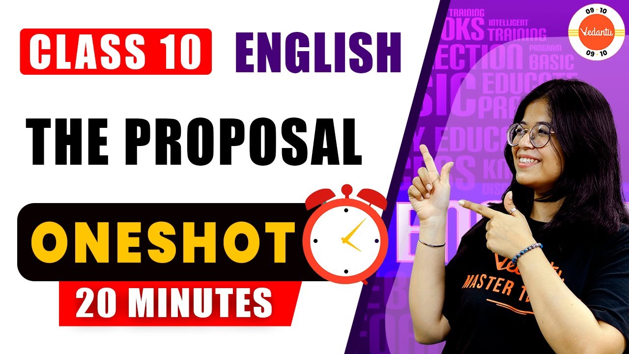 The Proposal in One Shot | Class 10 English | CBSE 2024 - YouTube