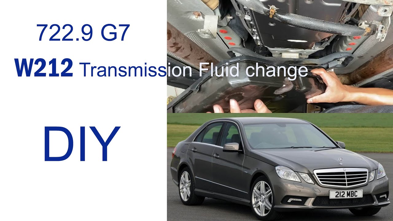 W212 E350 722.9 G-Tronic Transmission Fluid Change | Step-by-Step ...