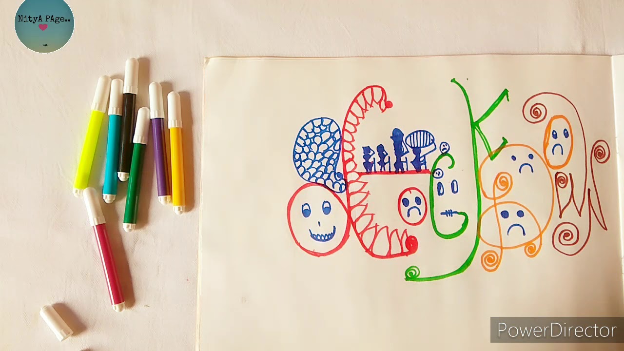 how to make india lockdown drawing|words lockdown to drawing for kids ...
