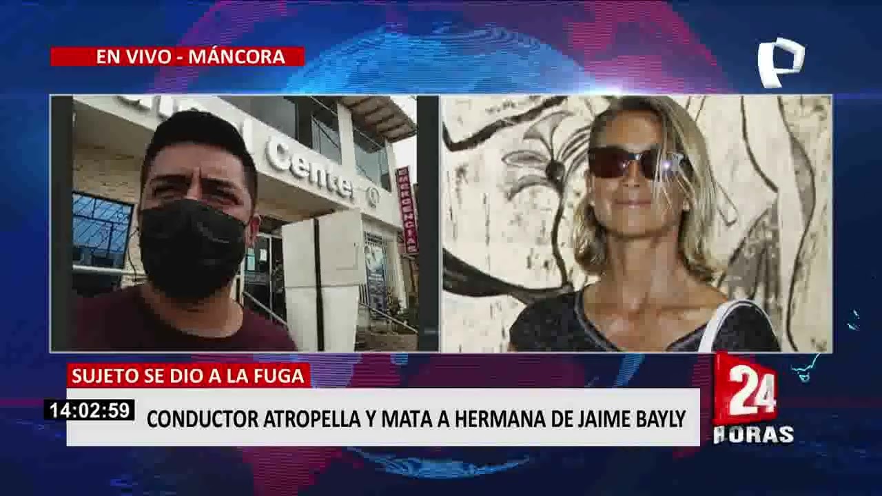 Doris Bayly: conductor atropella y mata a hermana de Jaime Bayly - YouTube