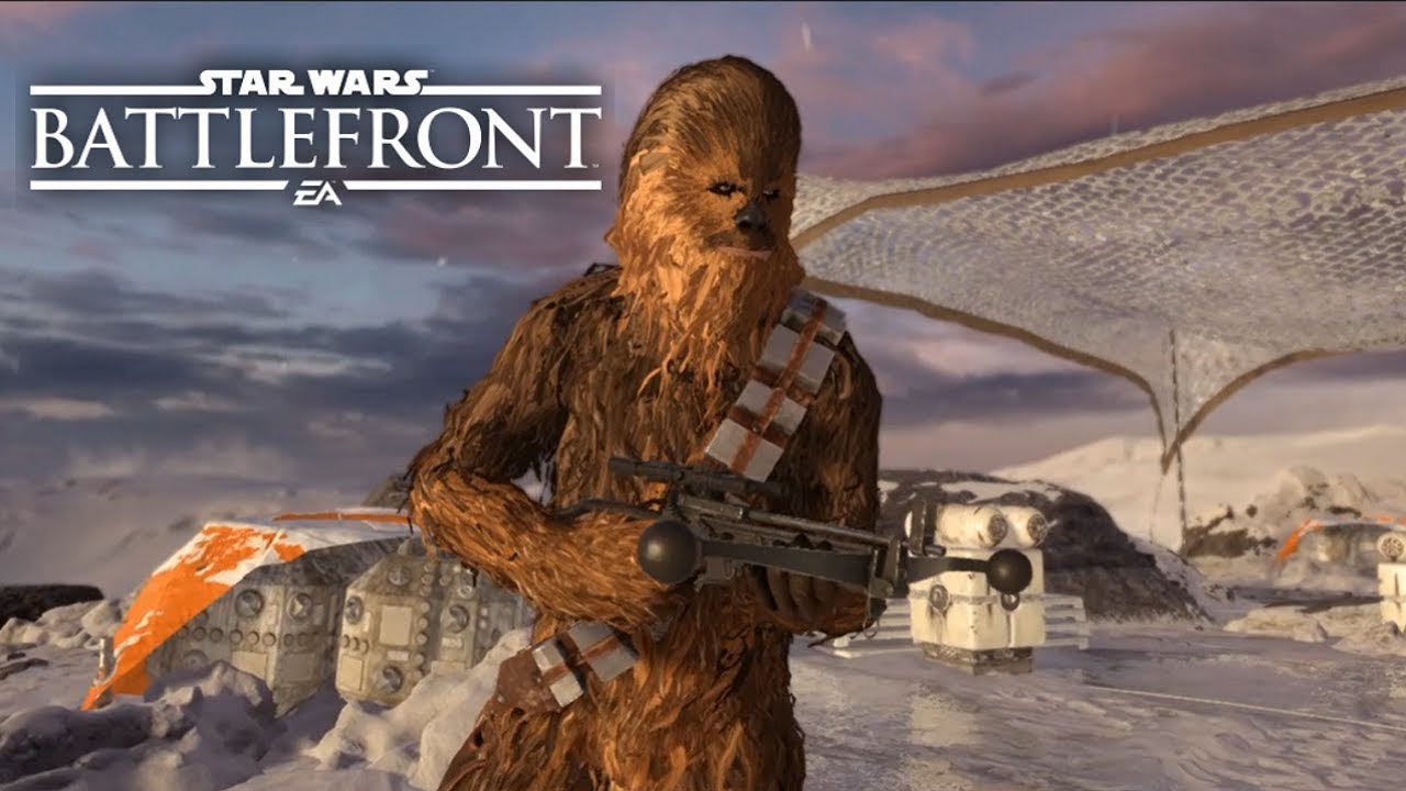 Chewbacca On Hoth | Hero Battle | STAR WARS BATTLEFRONT - YouTube