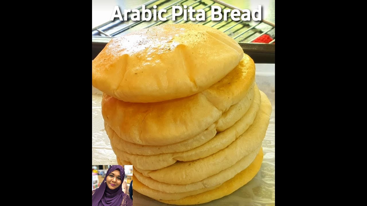 Arabic Pita Bread! 3 Ingredient Pita Bread/ Khubz Recipe/Easy to make ...