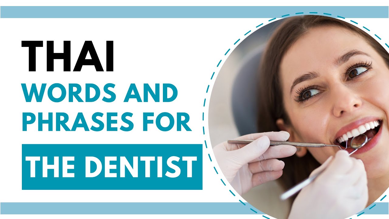 Useful Thai Words and Phrases for the Dentist | Thai Language for ...