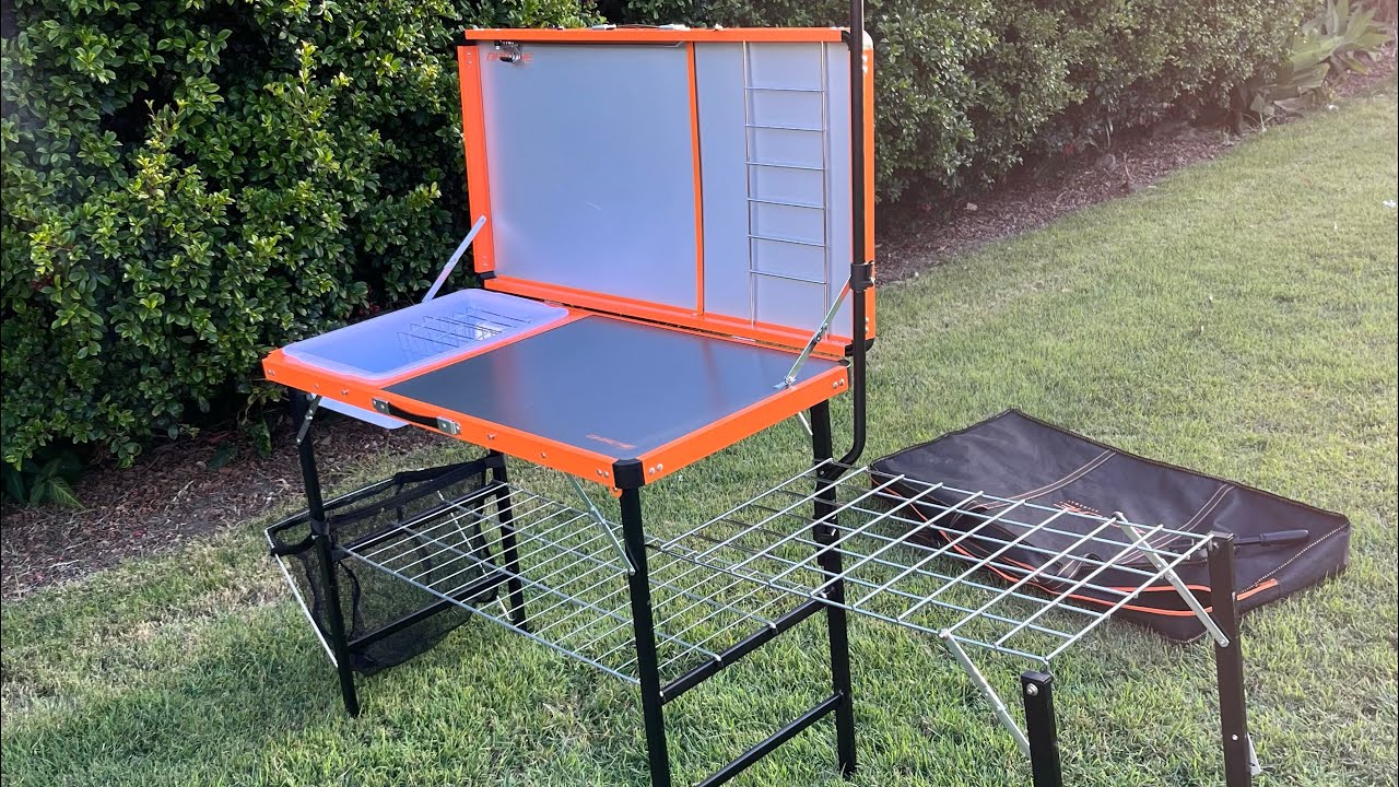 Darche Stowaway Camp Kitchen by Real 4x4 Adventures - YouTube