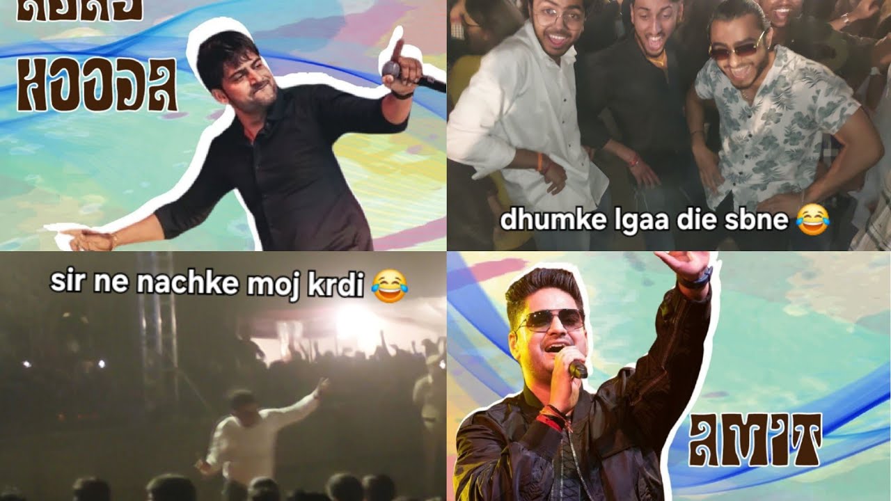 ARSD Fest full on masti🤌 Ajay hooda and amit mishra on the floor 👻 ...