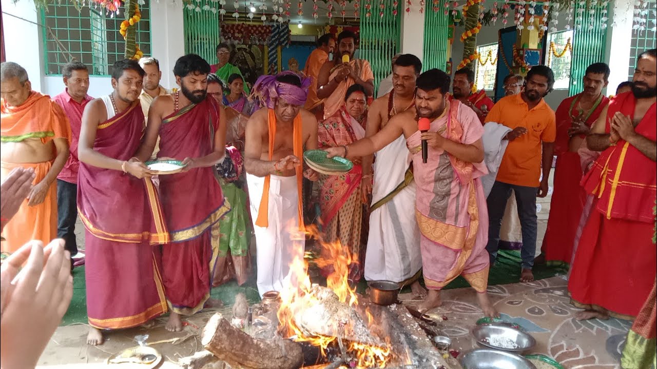 Maha Chandi Homam Venkatapur Thanda || Sri Jagadamba Matha Sevalal ...