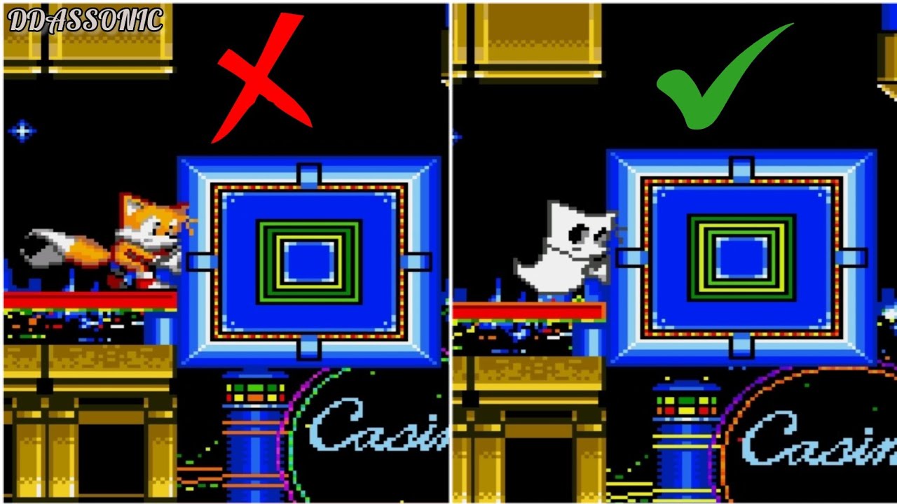 Tails but with Ghost Tails Sonic Hack - YouTube