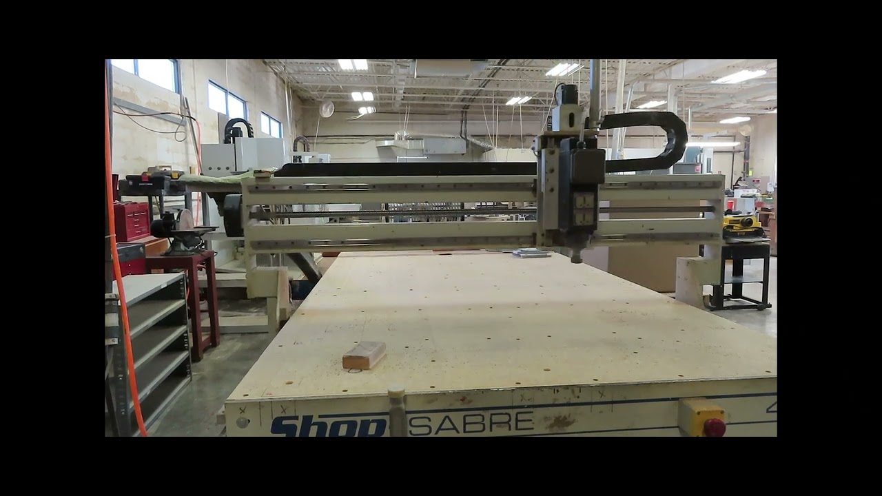 Shop Sabre 4896 CNC Router - YouTube