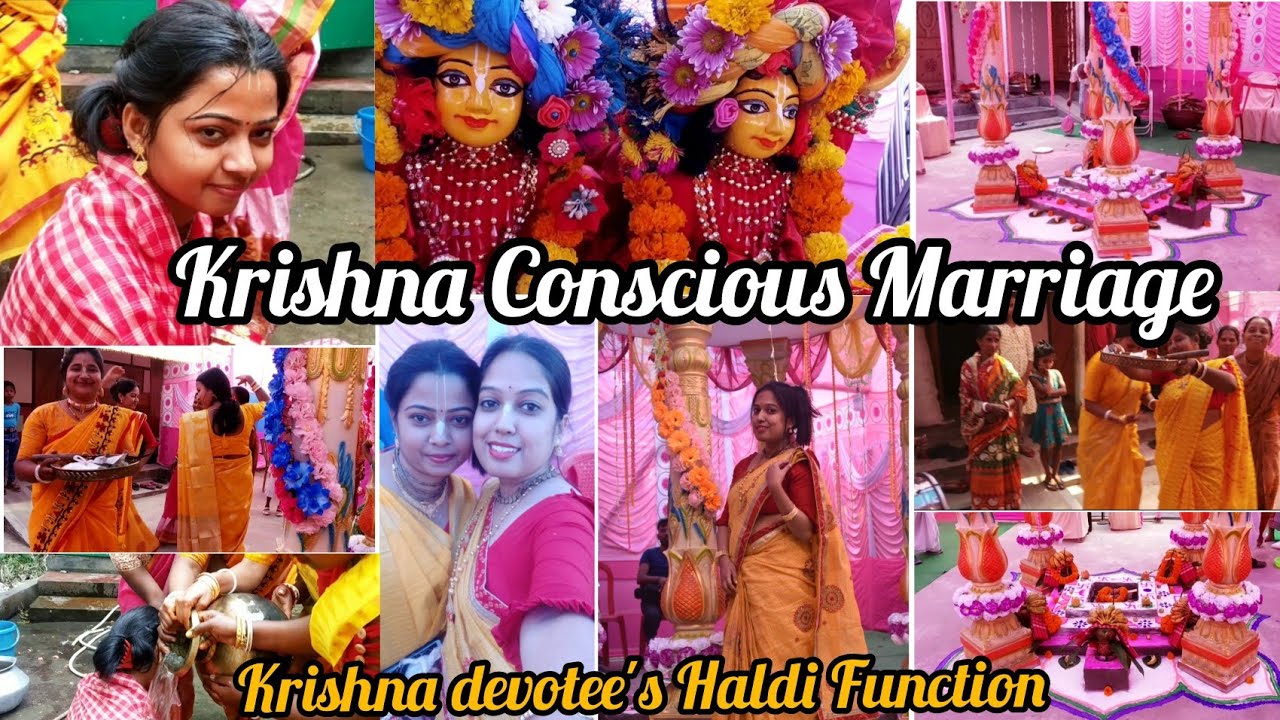 Vaishnav Vivah|| #vedic_marriage|| Krishna (Iskcon) devotee's marriage ...