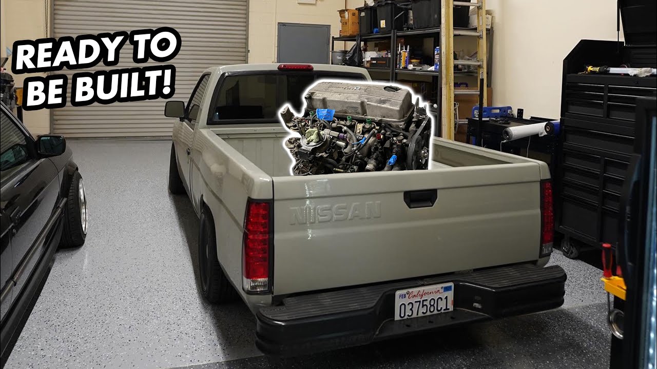The KA24 is Ready to be BUILT for the TURBO Nissan Hardbody! - YouTube