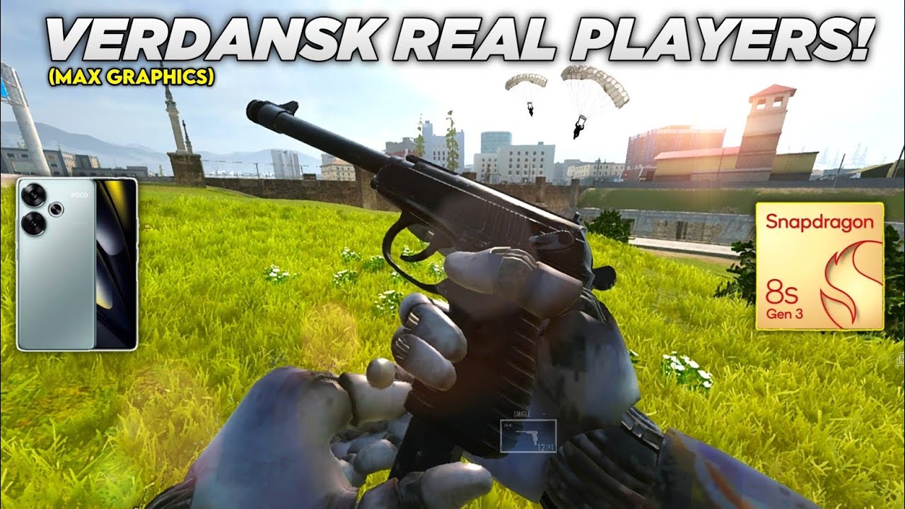 COD WARZONE MOBILE ON POCO F6 | SNAPDRAGON 8s GEN 3 | MAX GRAPHICS GAMEPLAY - YouTube