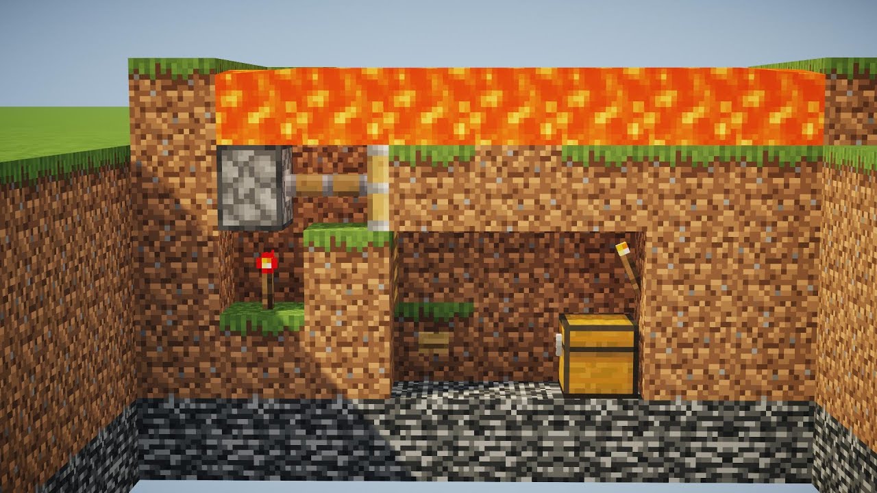 Cómo hacer una BASE SECRETA en MINECRAFT - YouTube