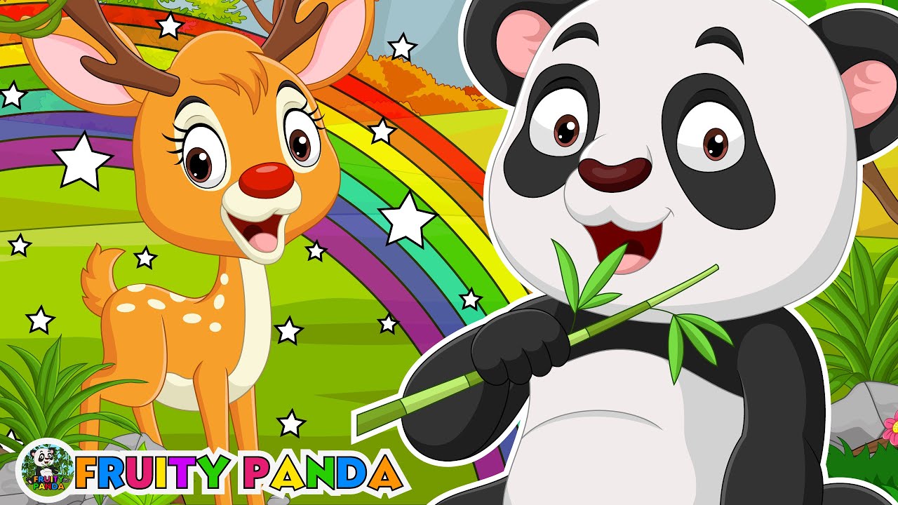 Peek a Boo + Baby Deer - Nursery Rhymes & Kids Songs | Baby Songs - YouTube