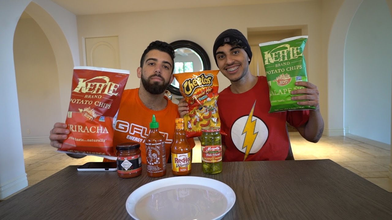 INSANE HOT FOOD CHALLENGE - YouTube