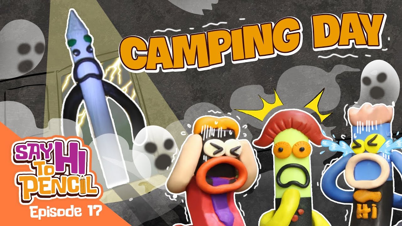 THE CAMPING DAY | Say Hi To Pencil | Hi Pencil Studio - YouTube