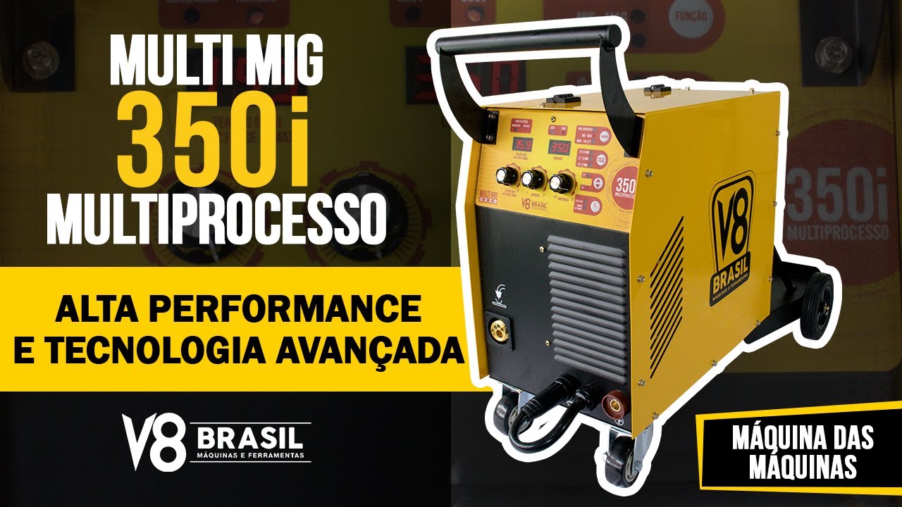 MIG 350i: Supere Desafios com a Máquina de Solda Multiprocesso Mais ...