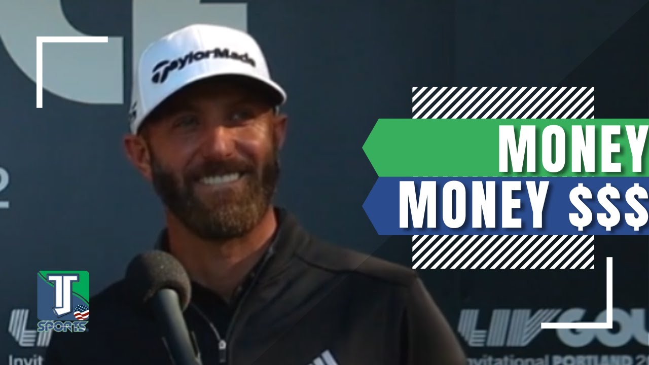 INCREDIBLE: Dustin Johnson JOKES about being FINANCIALLY SET UP from ...