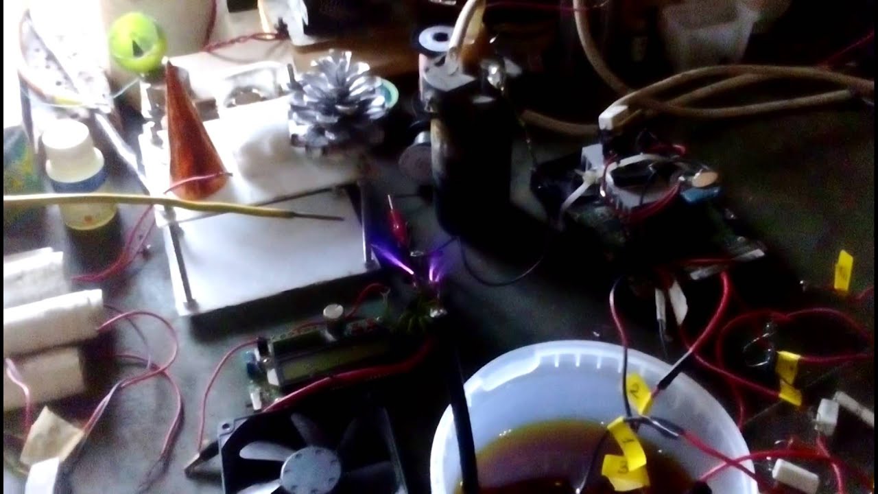 Single transistor flyback driver test - YouTube