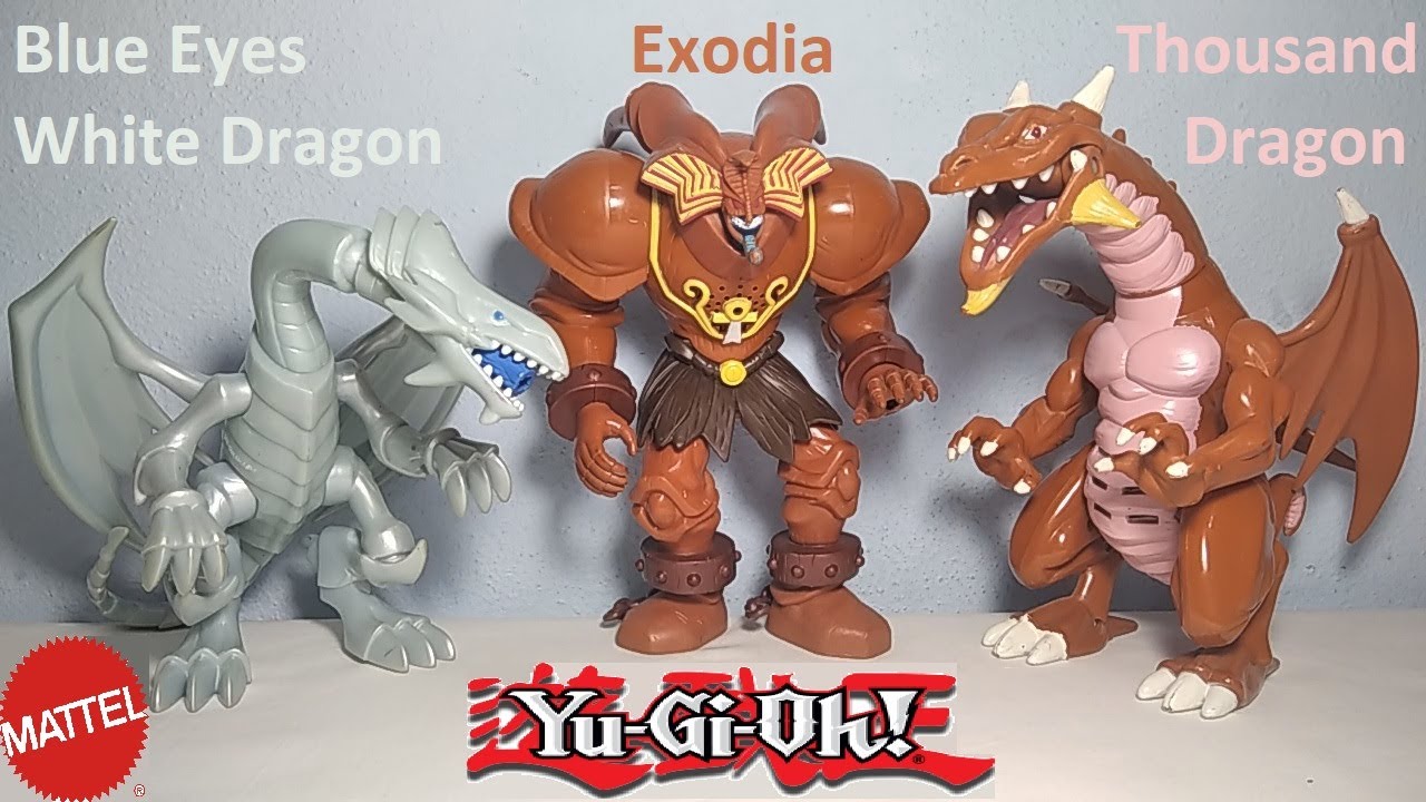 Mattel YU-GI-OH! Blue Eyes White Dragon, Exodia the Forbidden One ...