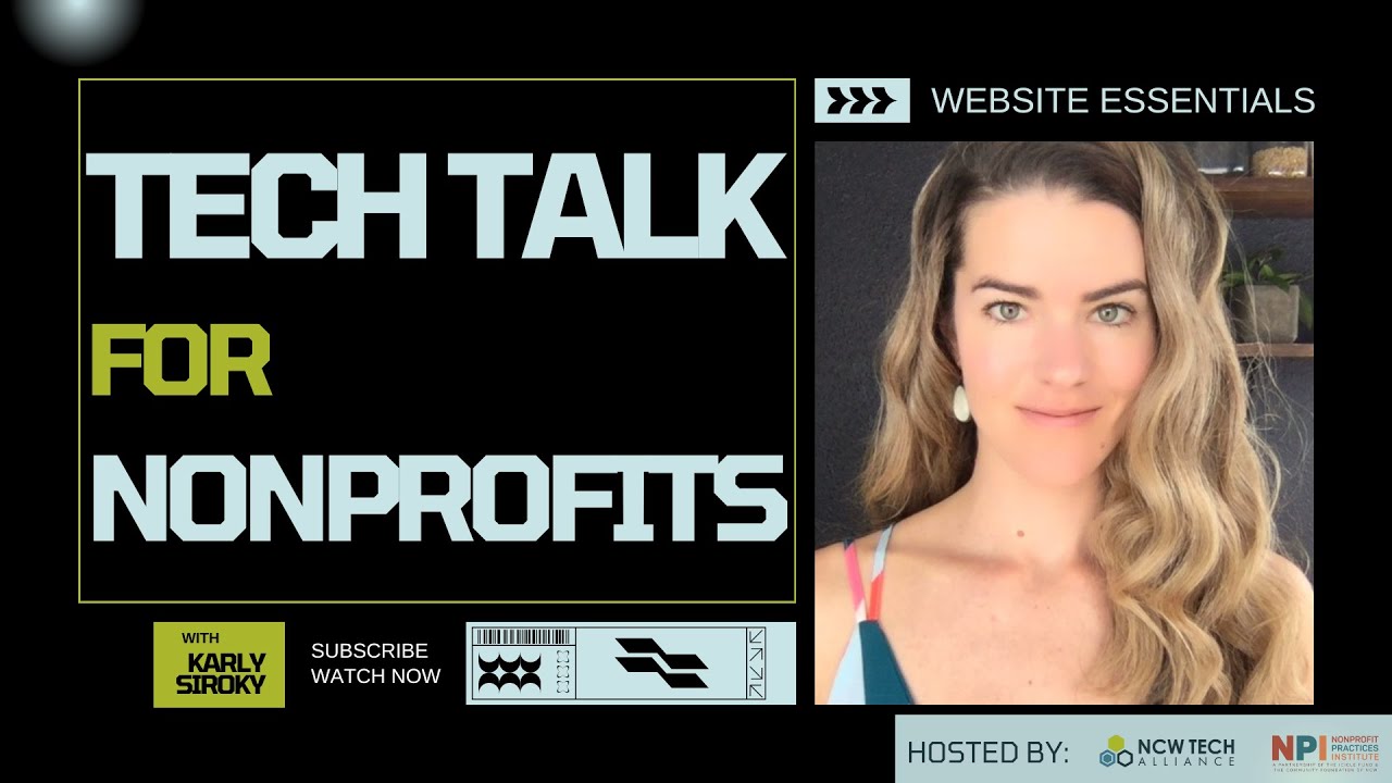 Website Essentials with Karly Siroky | TechTalks For NonProfits 2024 - YouTube