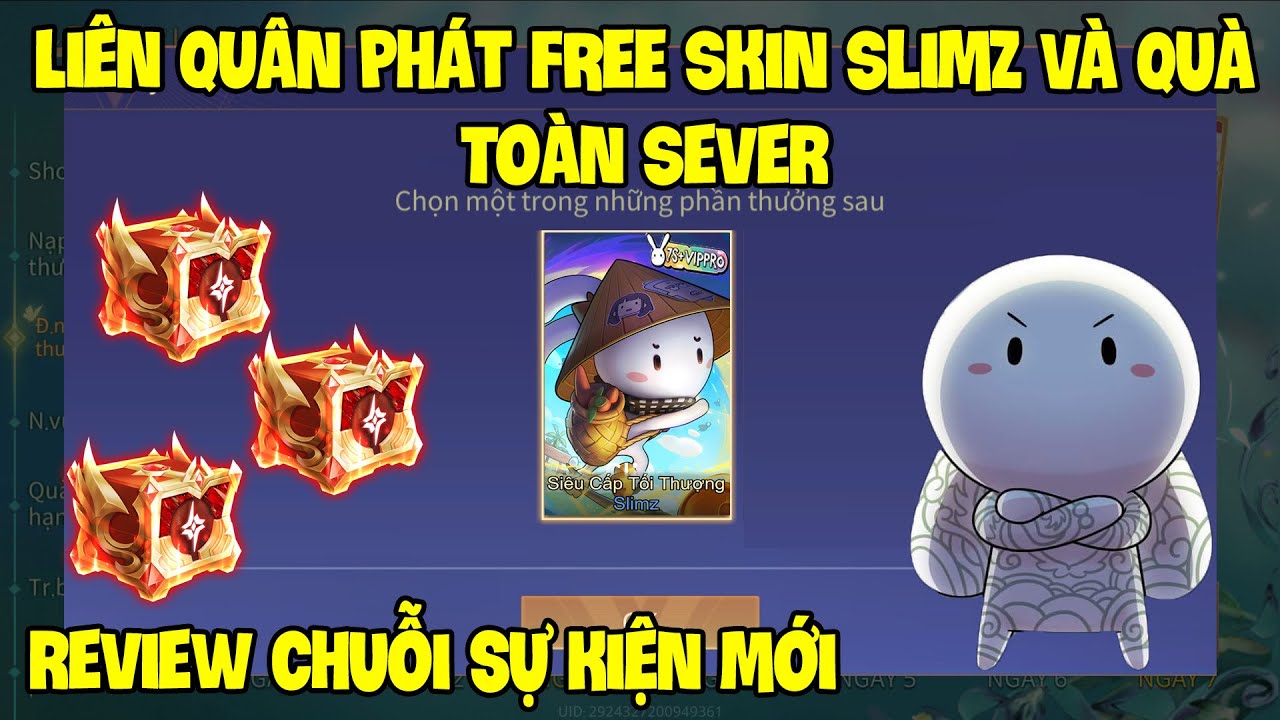 Liên Quân Chính Thức Phát FREE Skin Skin Slimz Siêu Cấp Tối Thượng Toàn ...