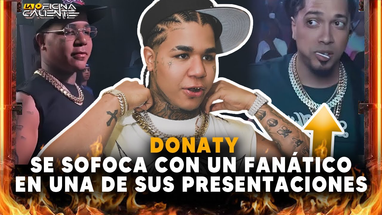 DONATY SE SOFOCA CON UN FAN EN UNA DE SUS PRESENTACIONES - YouTube