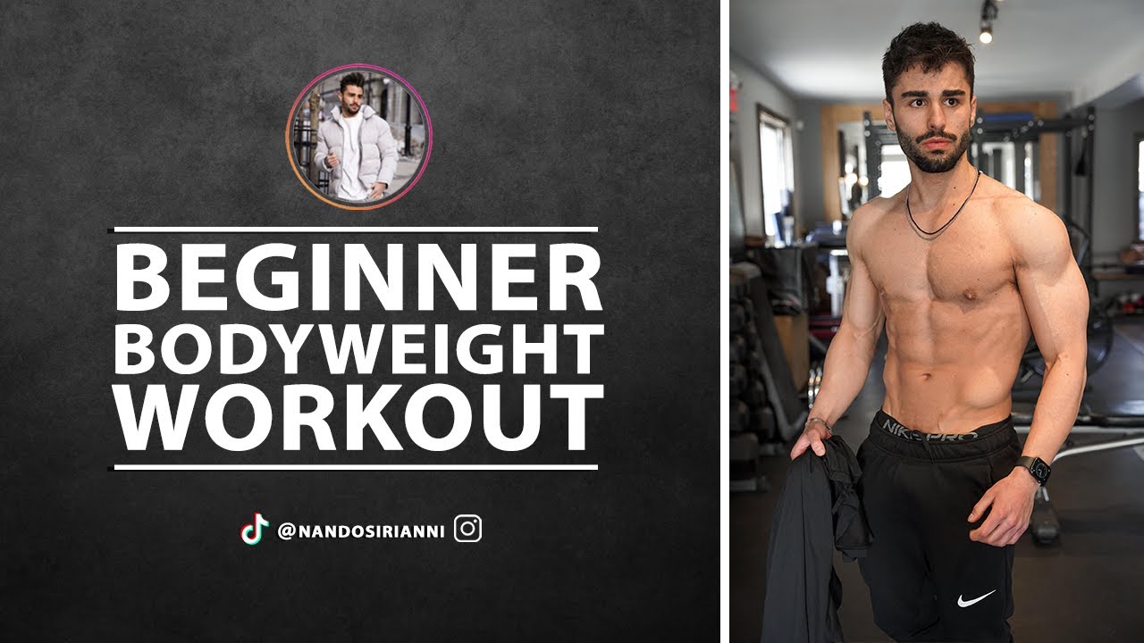 AT HOME " BEGINNER WORKOUT " | quick & effective - YouTube