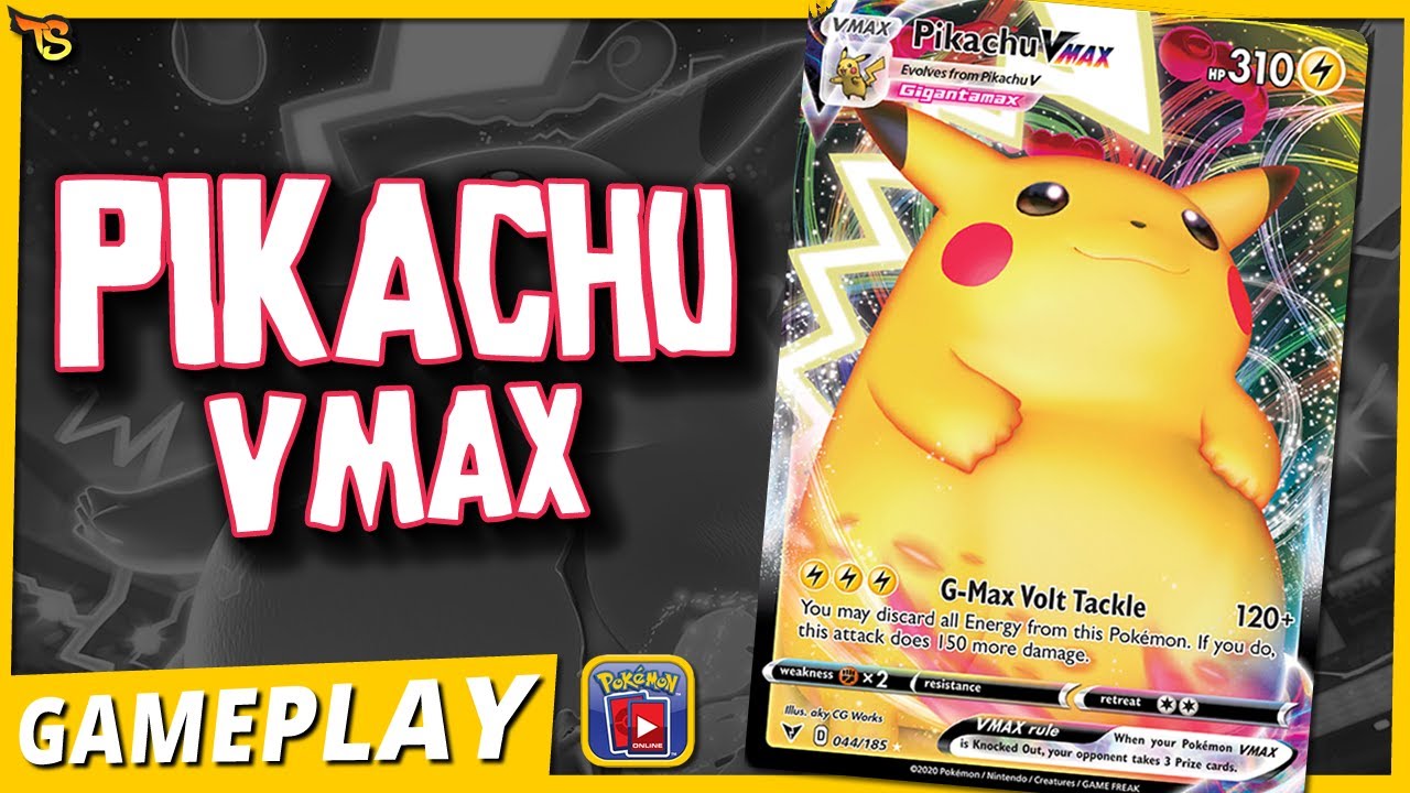 Máquina DEMAIS, Pikachu VMAX DECK! - Pokémon TCG Online - YouTube