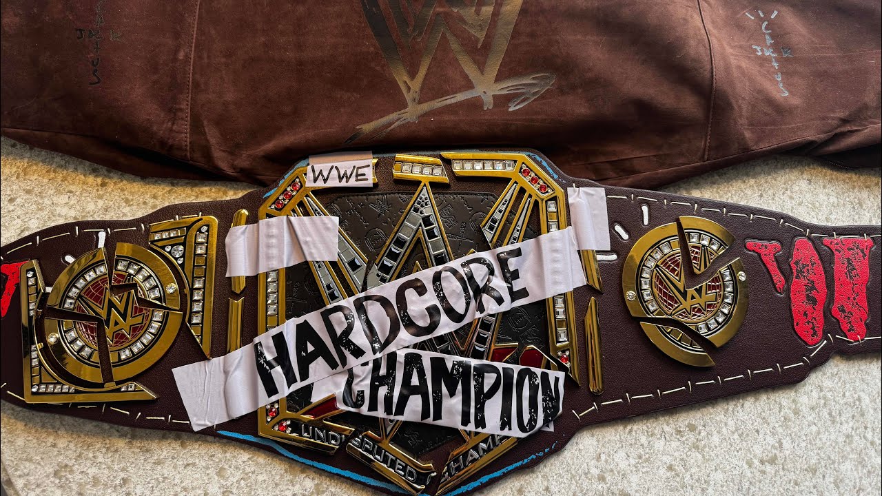 WWE HARDCORE TRAVIS SCOTT CACTUS JACK CHAMPIONSHIP REPLICA TITLE BELT ...