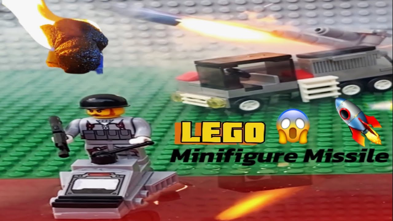 LEGO Missile Vehicle With Minifigure Burn Experiment | Fire Works - YouTube