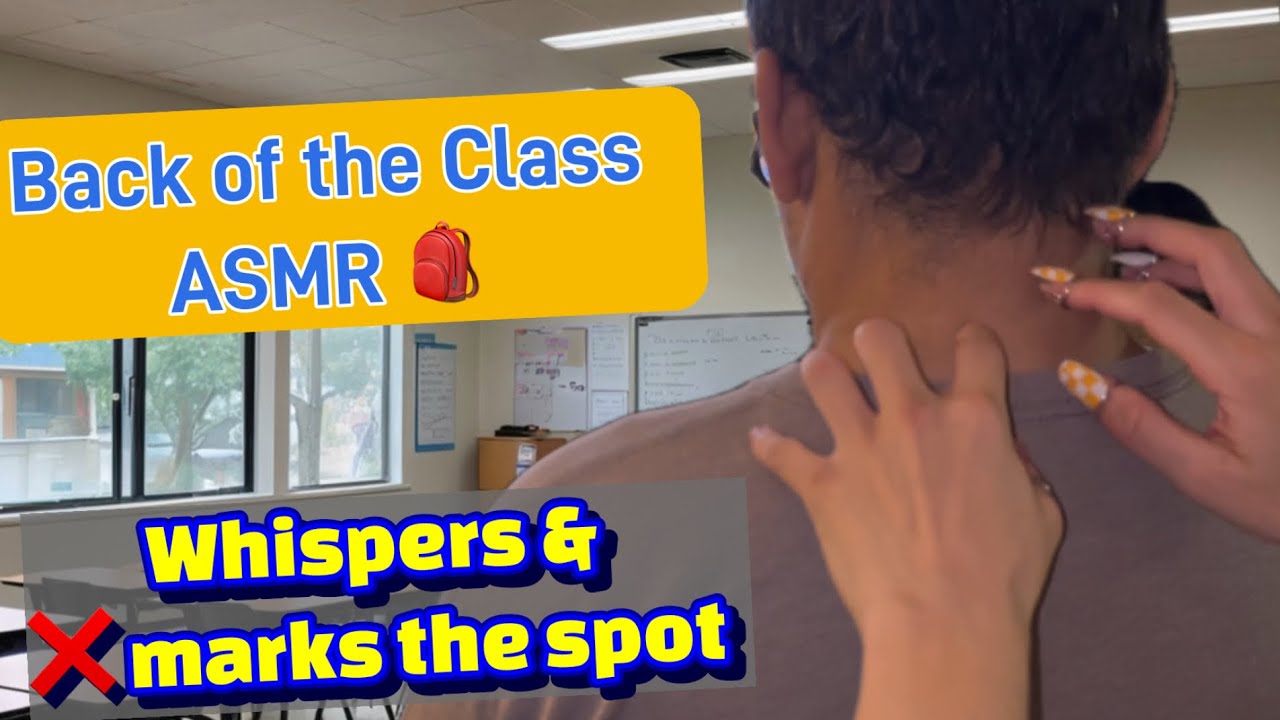 ASMR | Back Scratching & Tracing in Class ️ Relaxing Classroom Roleplay ...