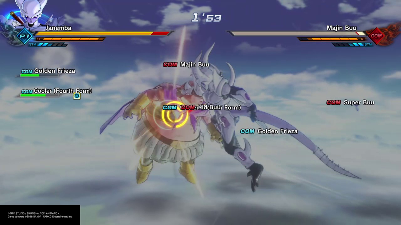 DRAGON BALL XENOVERSE 2 - Frieza's race vs majin buu's transformations ...