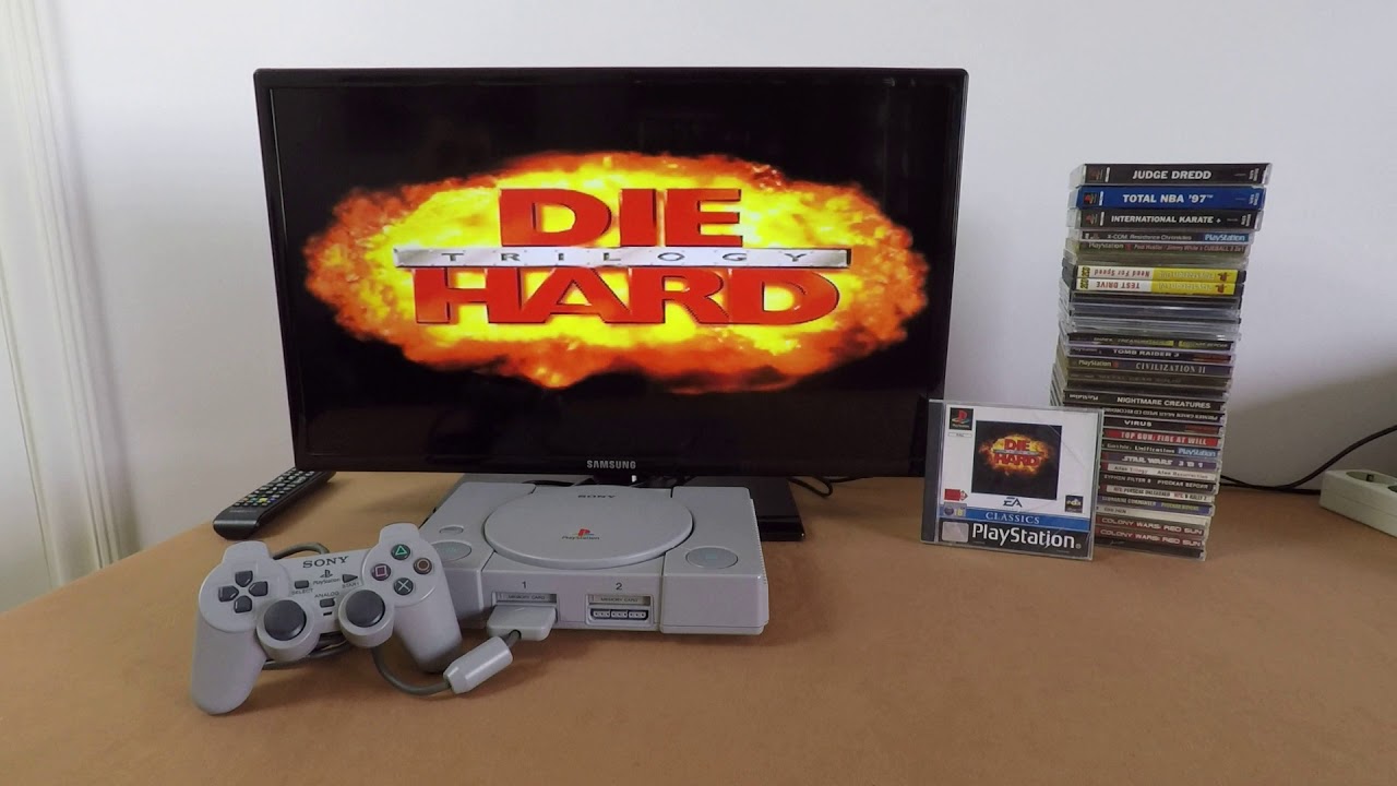 Playstation - Die Hard Trilogy, with a vengeance - YouTube