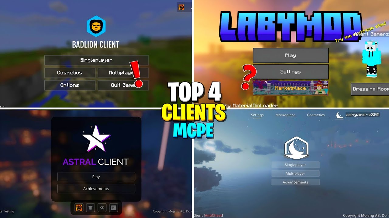 "🔥Boost Your Minecraft PE Gameplay with These Top 4 Clients"! - YouTube