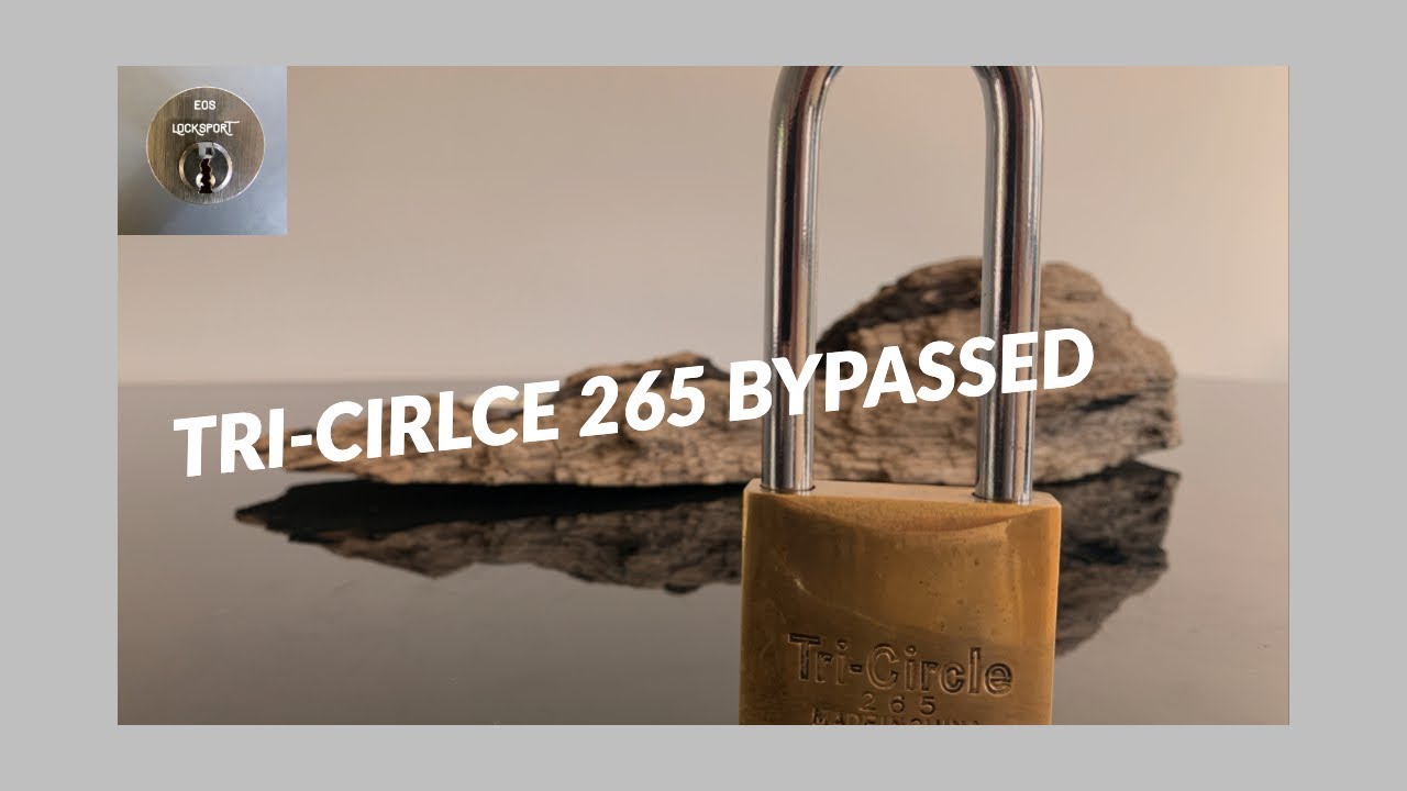 0010 - Tri-Circle 265 Padlock Bypassed Exploited #stocklocksunday - YouTube