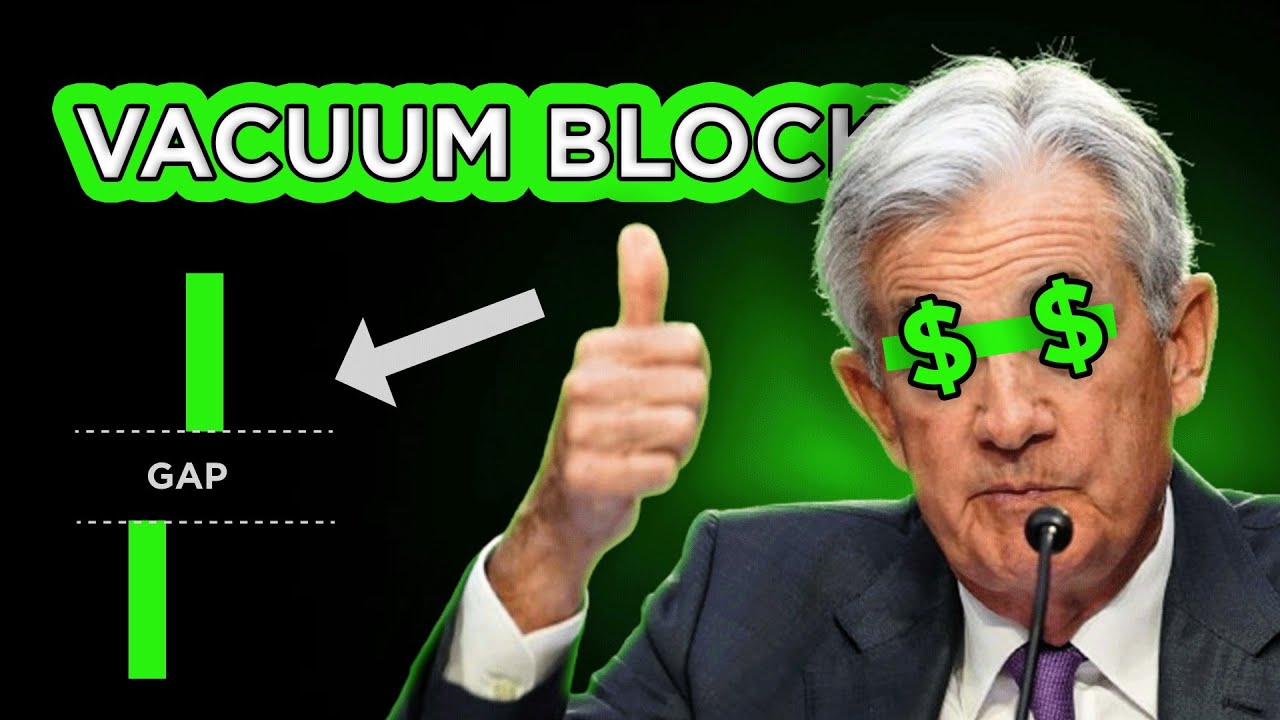 34 - كيفاش تستغل الفجوة السعرية فالتداول ديالك | شرح ICT VACUUM BLOCK ...