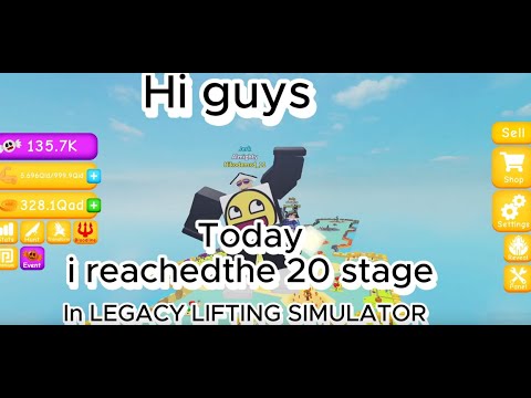 I reached 20 stage in LEGACY LIFTING SIMULATOR !!! - YouTube