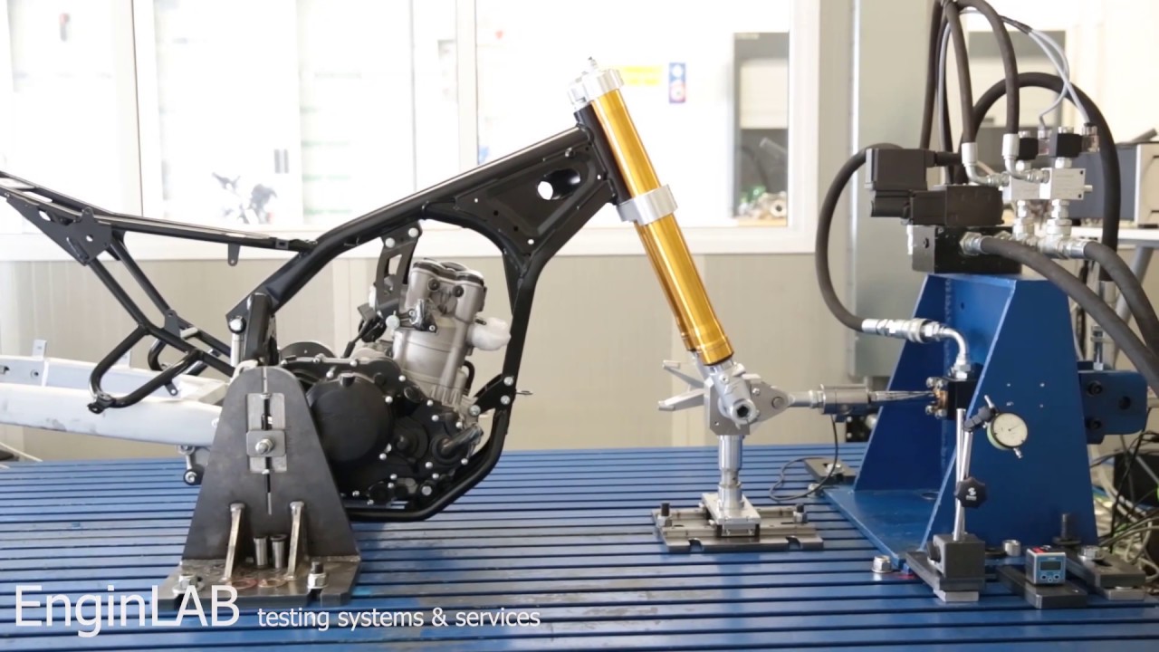 Fantic Motor Caballero 500 front frame fatigue test - YouTube