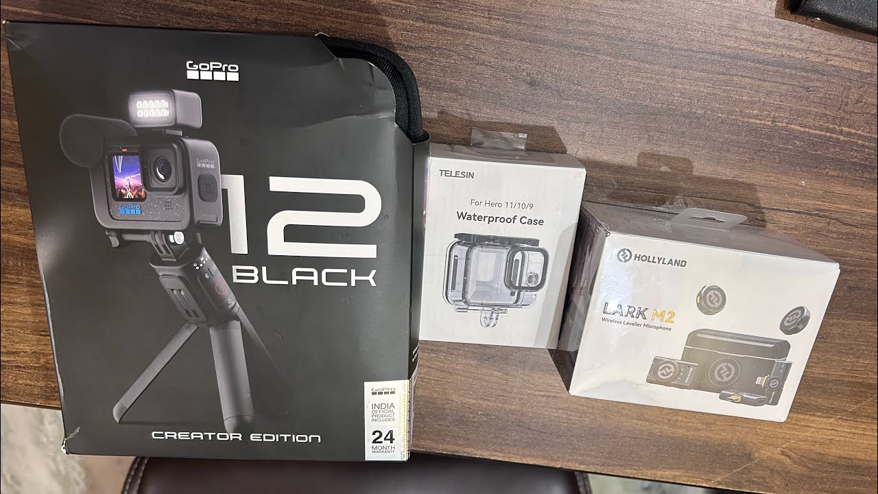 Go pro Hero 12 Black Creator Edition Unboxing || All Accesories in one ...