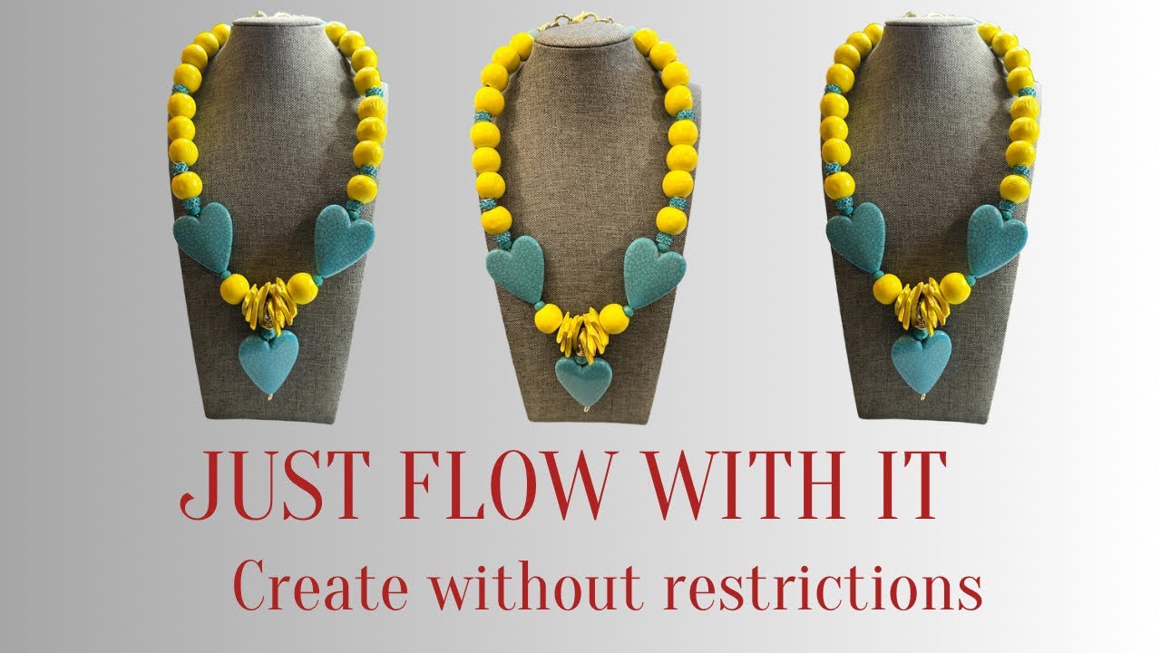 Just let it flow- experimental beading. - YouTube