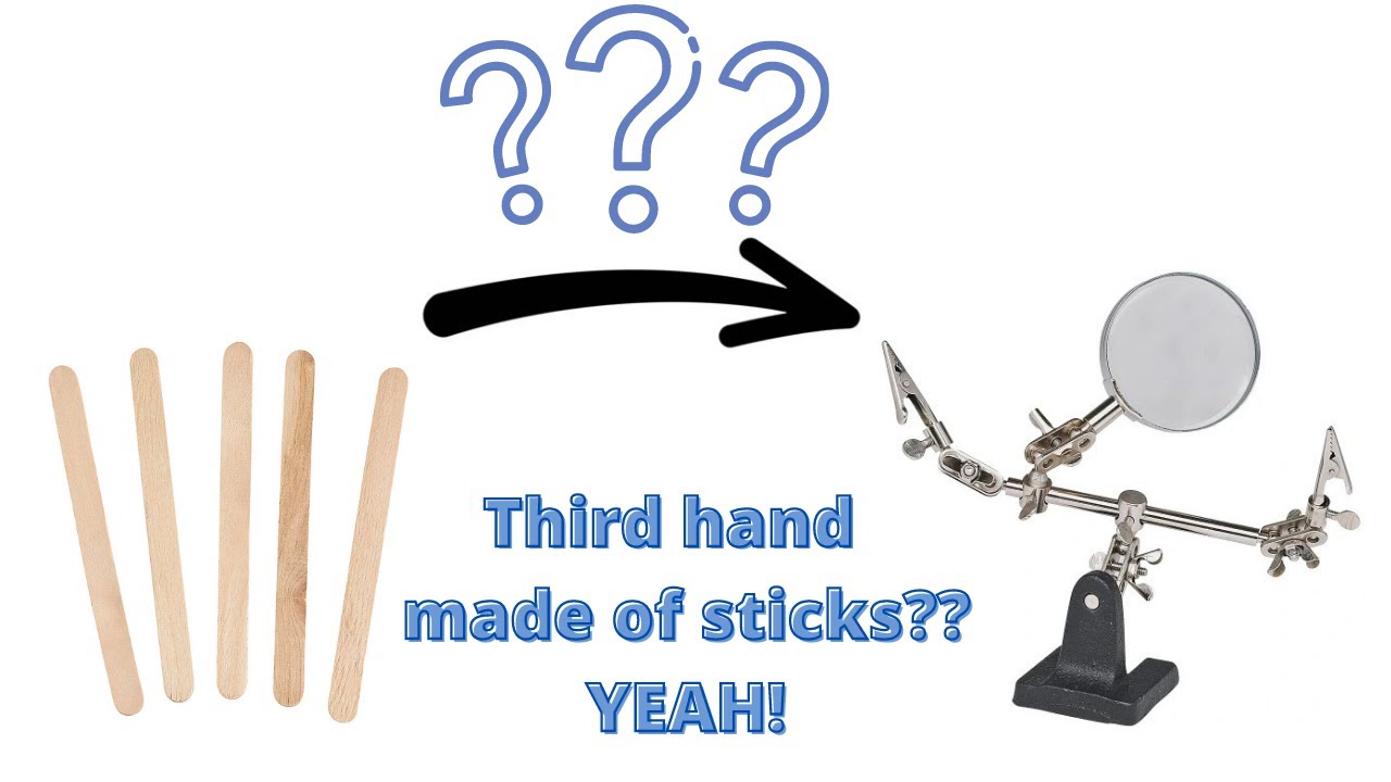 How to make usefull third hand for soldering and DIY | Useful craft ...