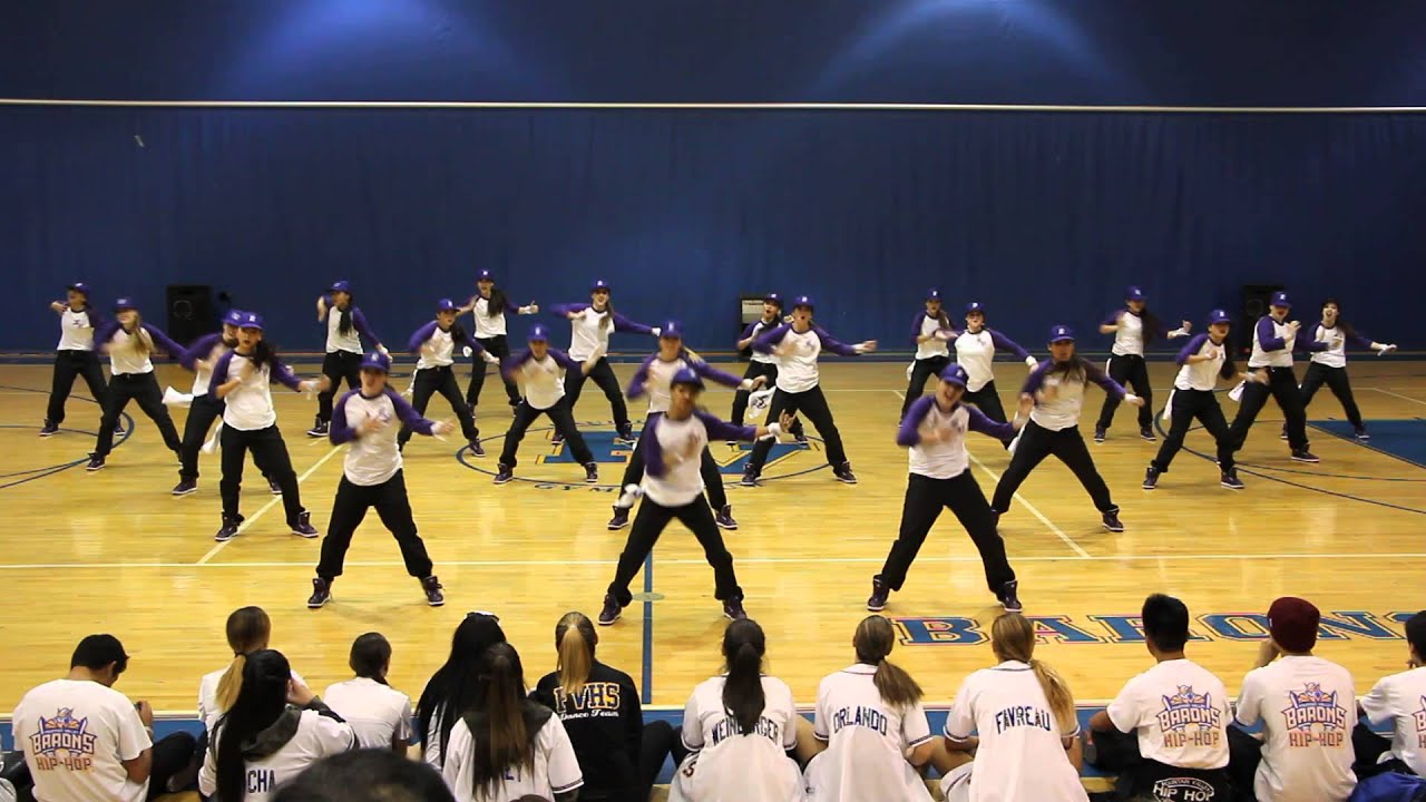 FVHS Dance Team WCE Competition Large HipHop - YouTube