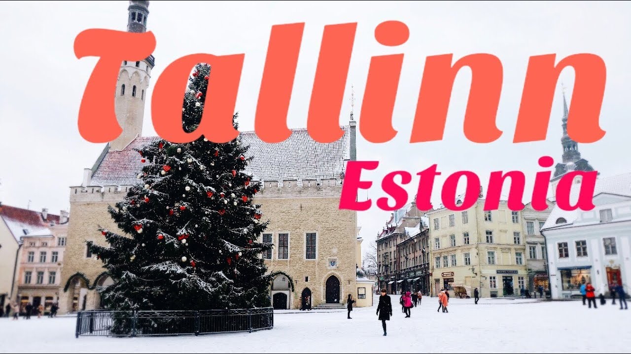 A Snowy Day in Tallinn, Estonia (January 2018) - YouTube