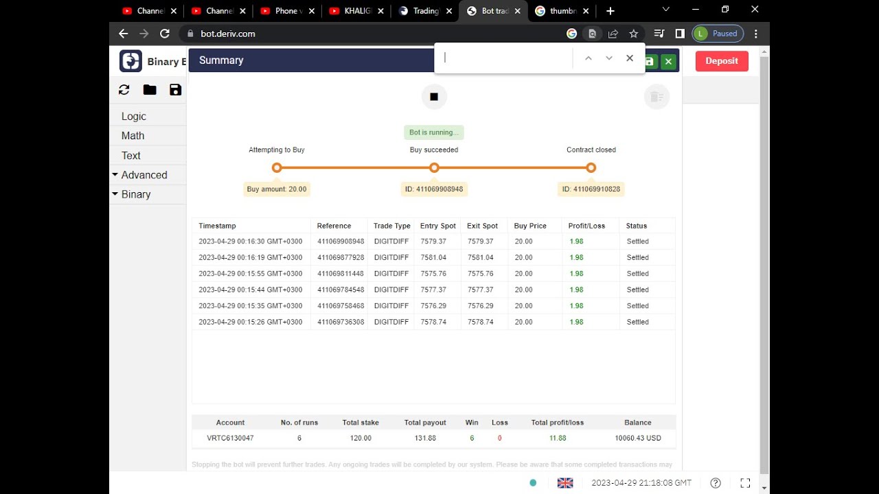 creating candle stick pattern bot detector form scratch...binary bot - YouTube